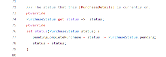 [in_app_purchase] ` PurchaseStatus.restored` received several times when restoring the items ...