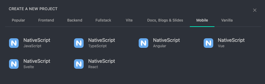 https://stackblitz.com/edit/nativescript-stackblitz-templates-mgrwuj ...
