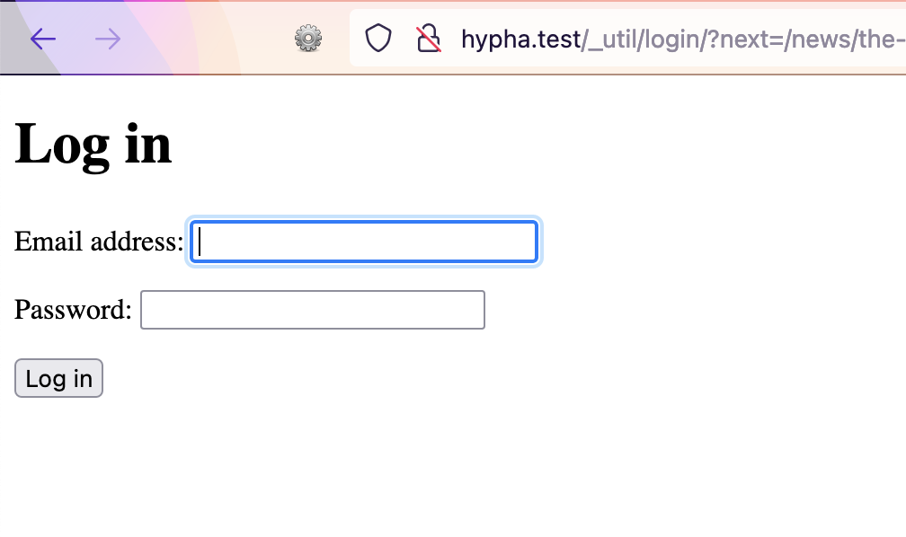 Setting page privacy sends login in users to _util/login · Issue #2599 · HyphaApp/hypha · GitHub