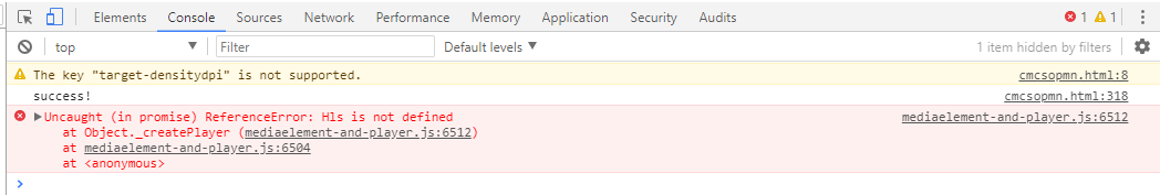 Hls is not defined · Issue #2510 · mediaelement/mediaelement · GitHub