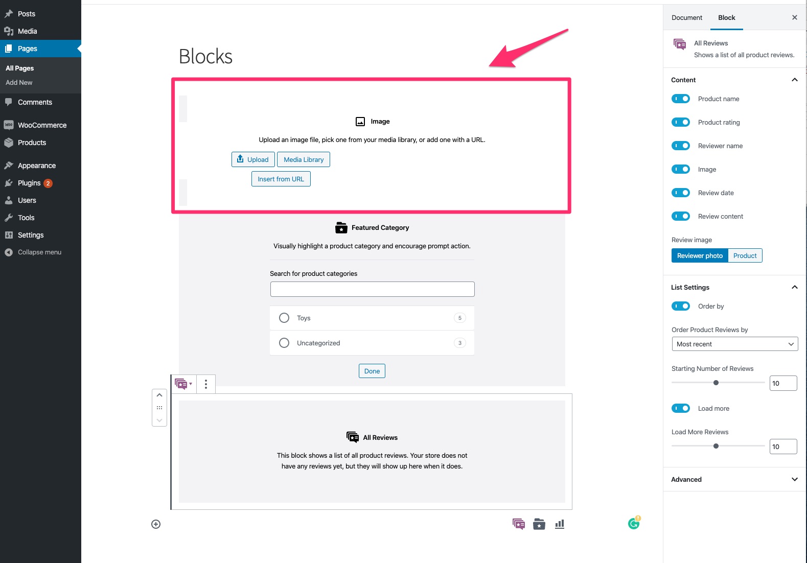 Image block options left aligned in Storefront · Issue #1230 · woocommerce/storefront · GitHub