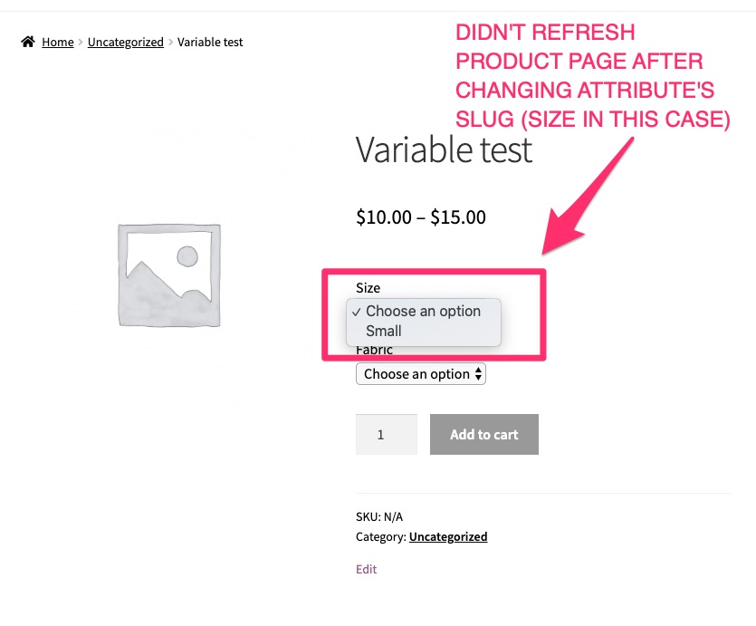 Not displaying variation/attribute name on order details page · Issue #25185 · woocommerce ...