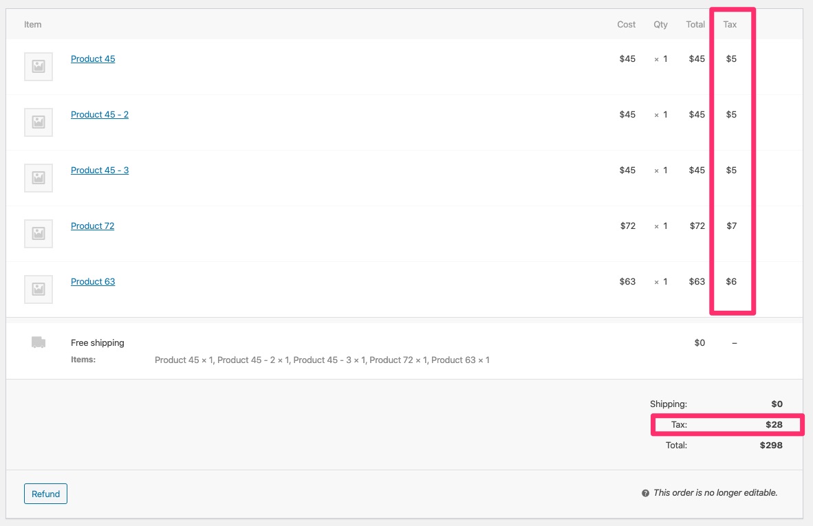 Tax total is off based on number of decimals · Issue #24084 · woocommerce/woocommerce · GitHub