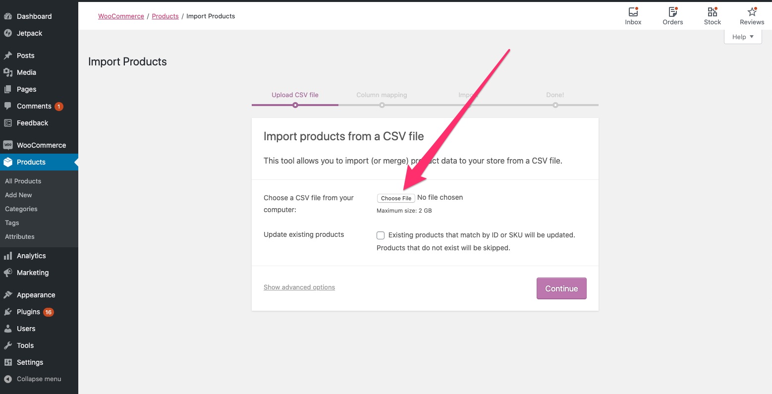 Limit product import file type to CSV · Issue #26129 · woocommerce/woocommerce · GitHub
