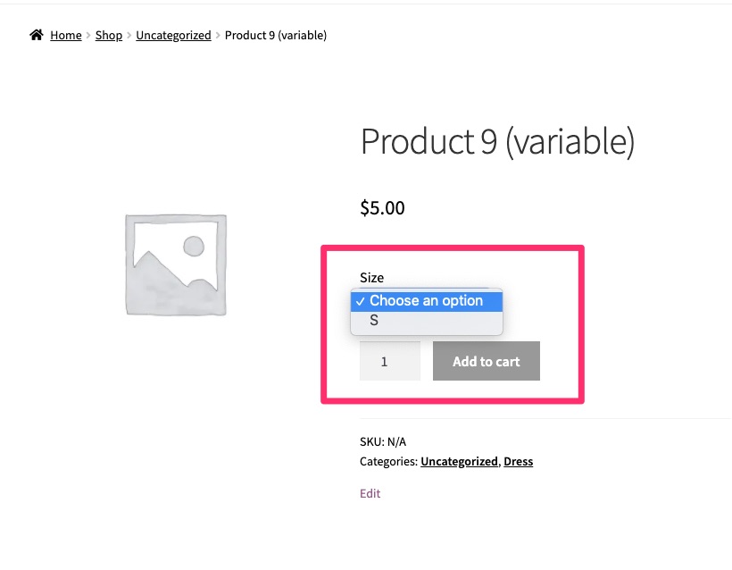Hide Quantity Selector And Add To Cart If Variations Are Out Of Stock · Issue 26243