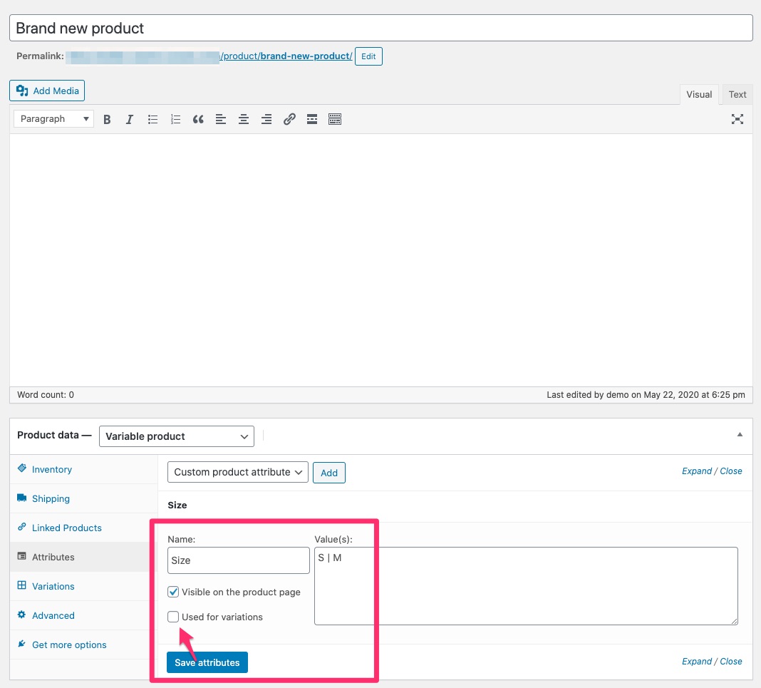 Converting Simple Product To Variable Via Csv Doesnt Create A Variable Product On The Site 7021