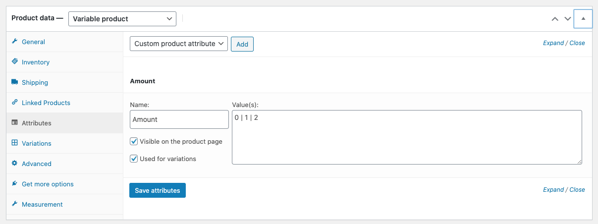 Variable Product If Select `0` As Attribute Value Customer Gets An Error Message `attribute