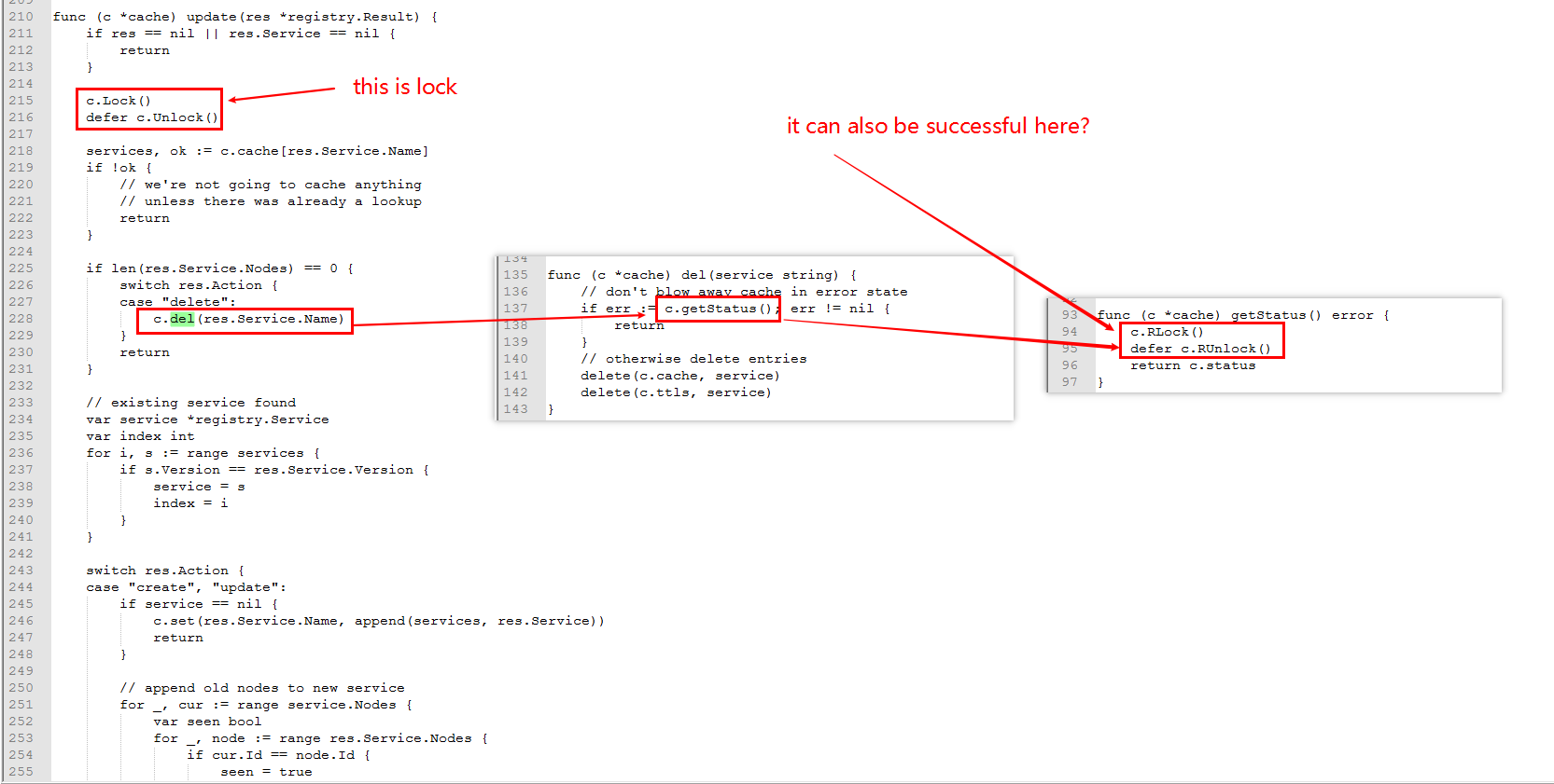 registry/cache/cache.go appear Deadlock · Issue #840 · micro/go-micro · GitHub