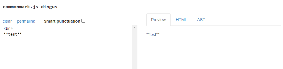 Markdown Right After A Line Of Html Is Parsed Unlike Commonmarkgfm · Issue 690 · Nhntui