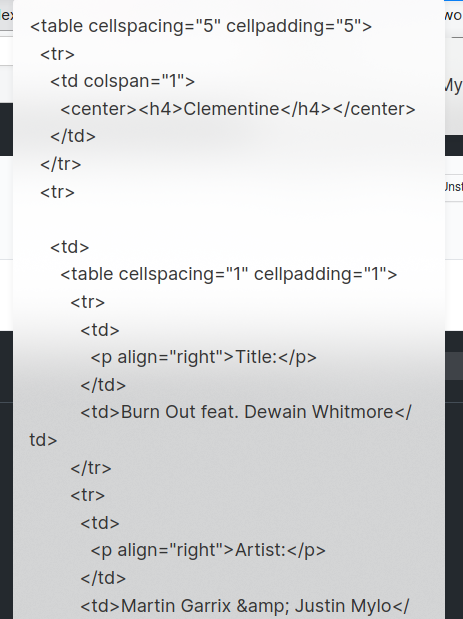 The tooltip displays raw HTML on KDE · Issue #6733 · clementine-player/Clementine · GitHub