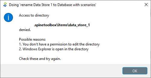 Data Stores that have filtering links cannot be renamed · Issue #2027 · spine-tools/Spine ...