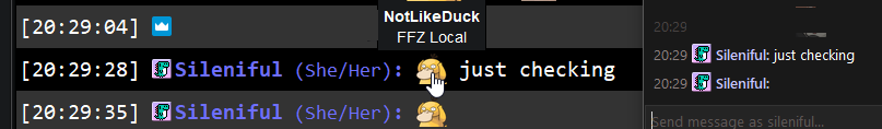 FFZ emotes not working · Issue #444 · flex3r/DankChat · GitHub