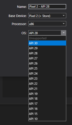 [Bug] No android OS API 31 option in MAUI App · Issue #2765 · dotnet ...