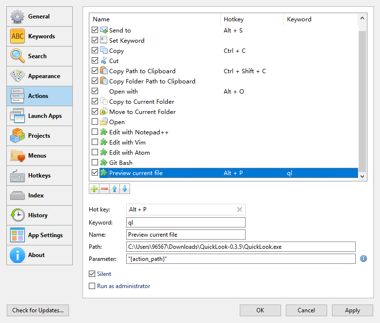 can support listary? · Issue #230 · QL-Win/QuickLook · GitHub