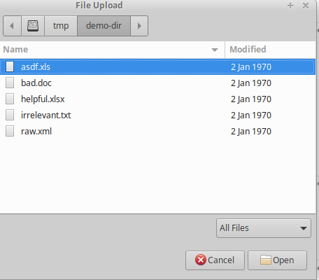 Filter form upload options by file type · Issue #682 · getodk/central-frontend · GitHub