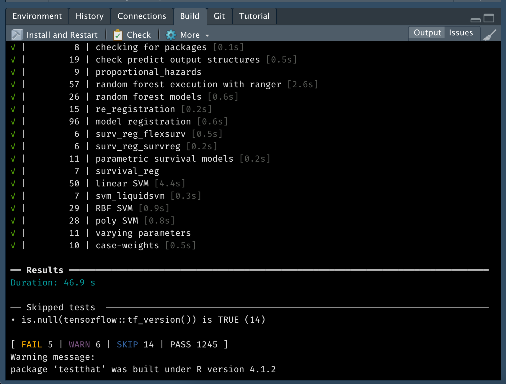 Build pane no longer shows Output/Issues after testing · Issue #11026 ...