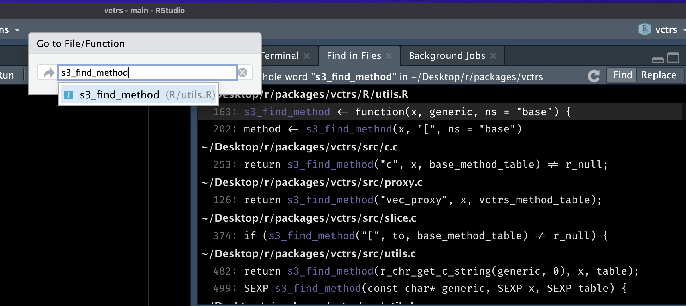 Go to File/Function doesn't always find all instances · Issue #12511 · rstudio/rstudio · GitHub