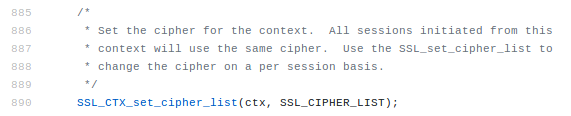 Missing Error Check in function SSL_CTX_set_cipher_list() · Issue #291 · vmware/open-vm-tools ...