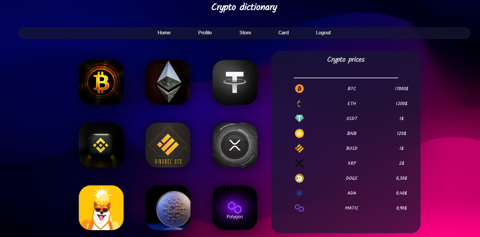 GitHub - denis1005/Crypto-dictionary-Angular