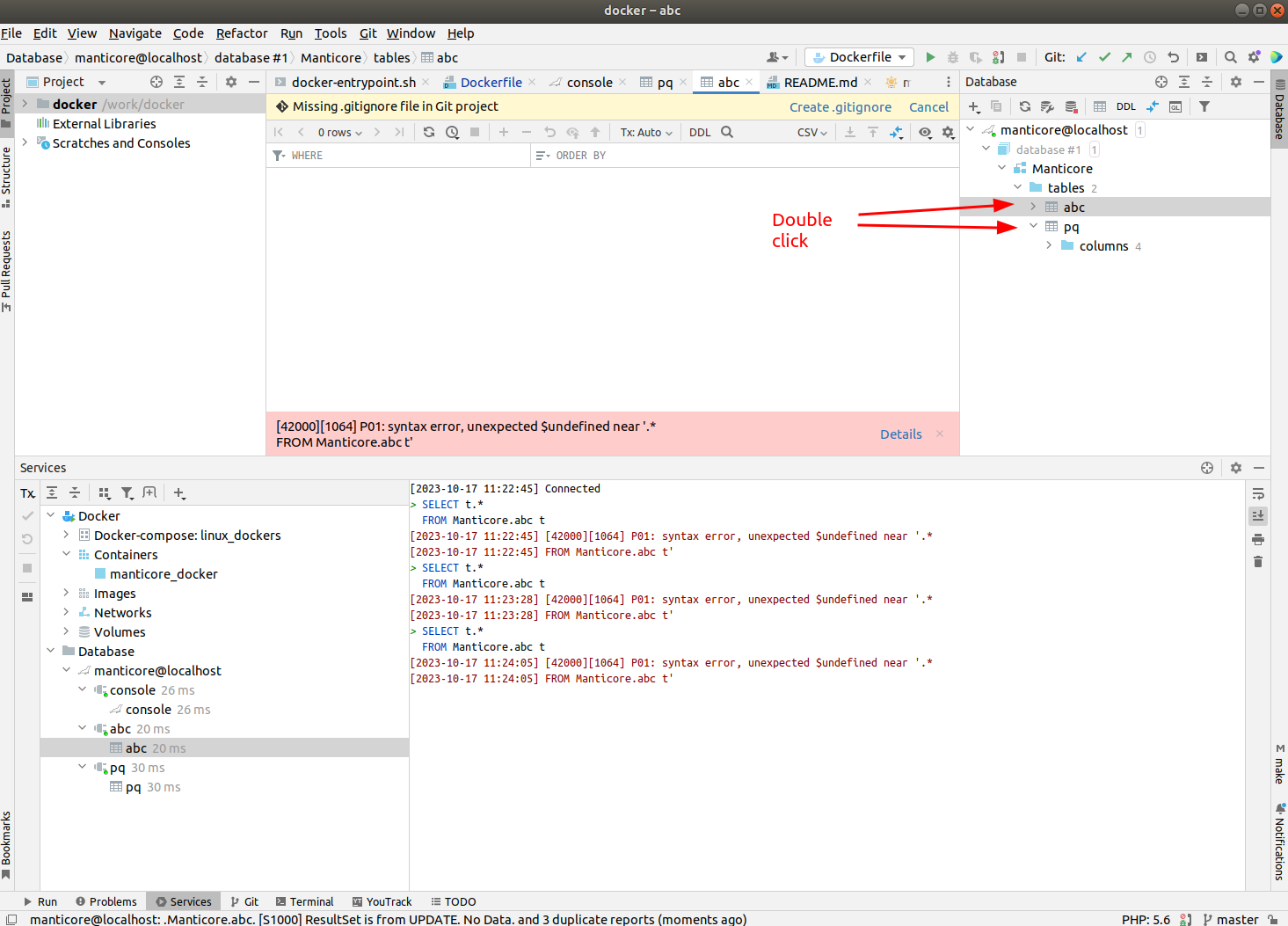 Test That We Can Support Database Extensions In Phpstorm · Issue 151 · Manticoresoftware