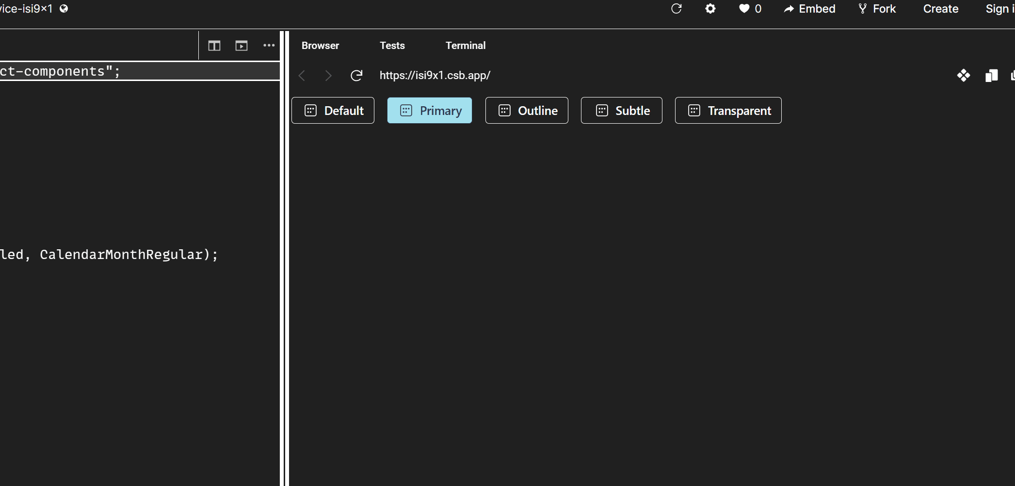 [Bug]: In Button subtle mode in windows high contrast, icon is not visible on button hover ...