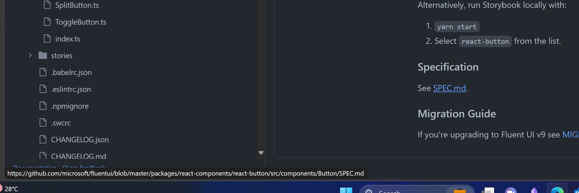 Where are specs for v9 components? · microsoft fluentui · Discussion ...