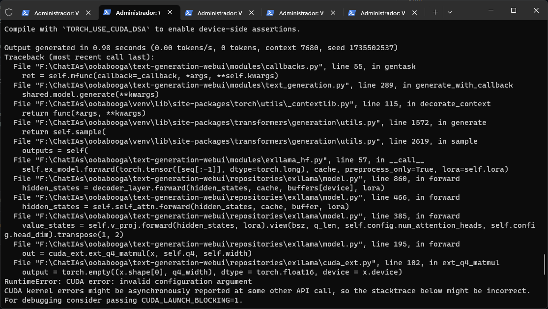 Error when trying to use >5k context on SuperHOT 8k models on exllama_hf · Issue #2891 ...