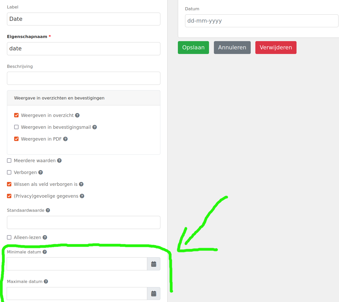 Improve date validation configuration · Issue #1878 · open-formulieren/open-forms · GitHub