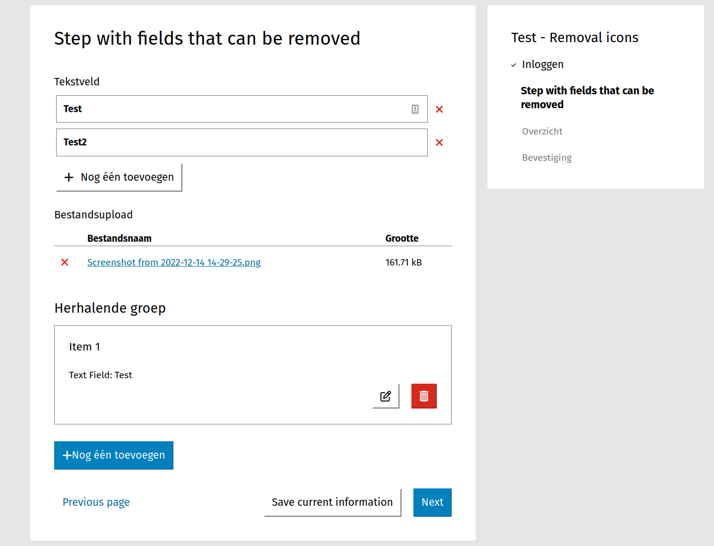 Replace crosses with bin icons · Issue #2516 · open-formulieren/open-forms · GitHub