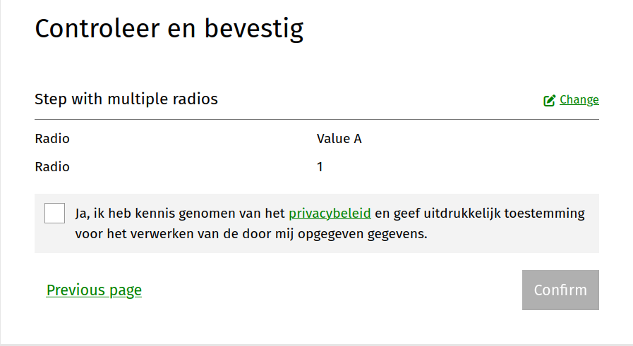 Radio component shows inconsistently on the summary page · Issue #2538 ...