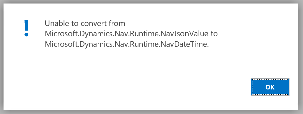 Unable To Convert From Jsonvalue To Datetime · Issue 285 · Microsoftal · Github