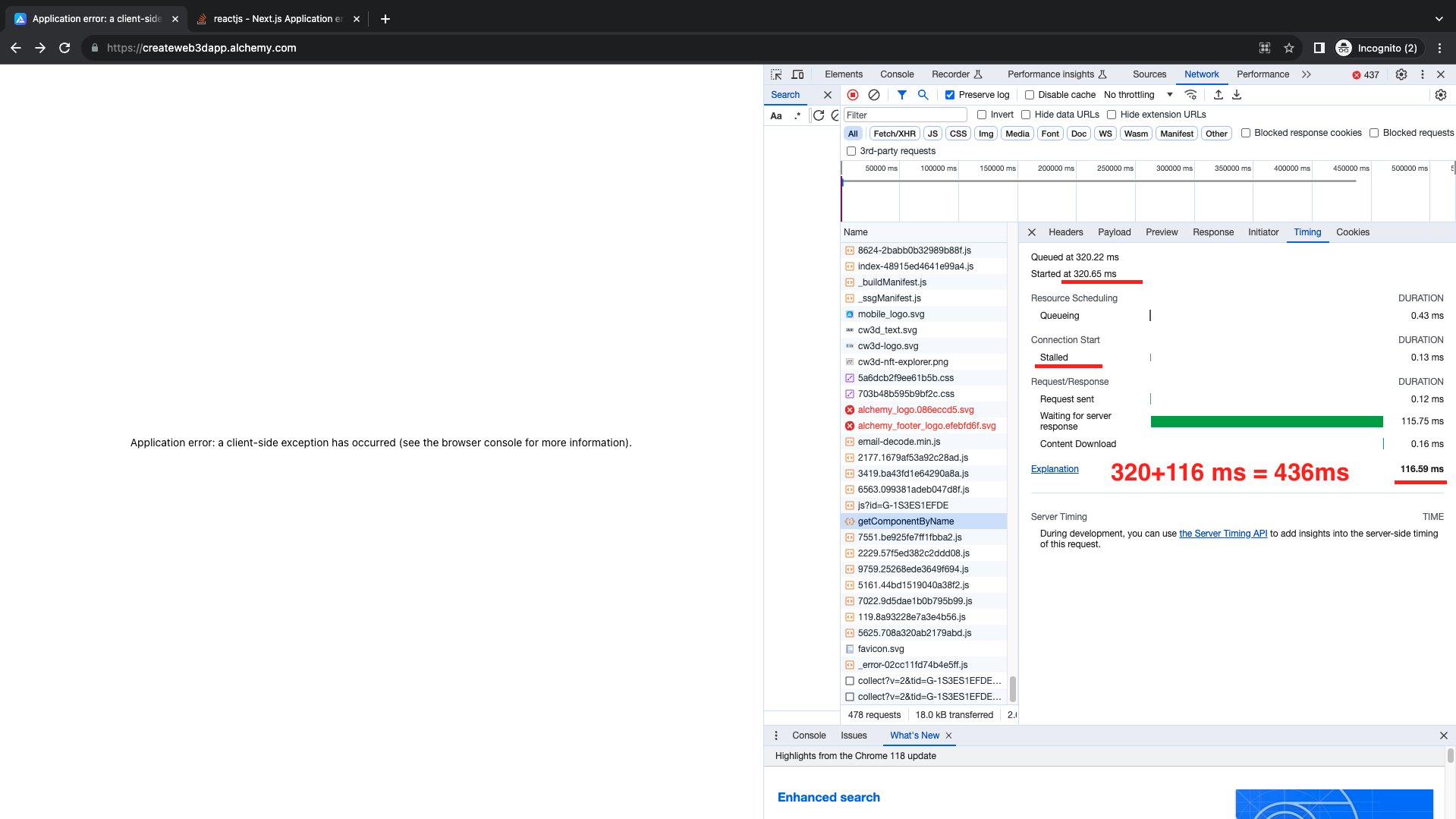 Error Client Side Exception · Issue 105 · Alchemyplatform Create