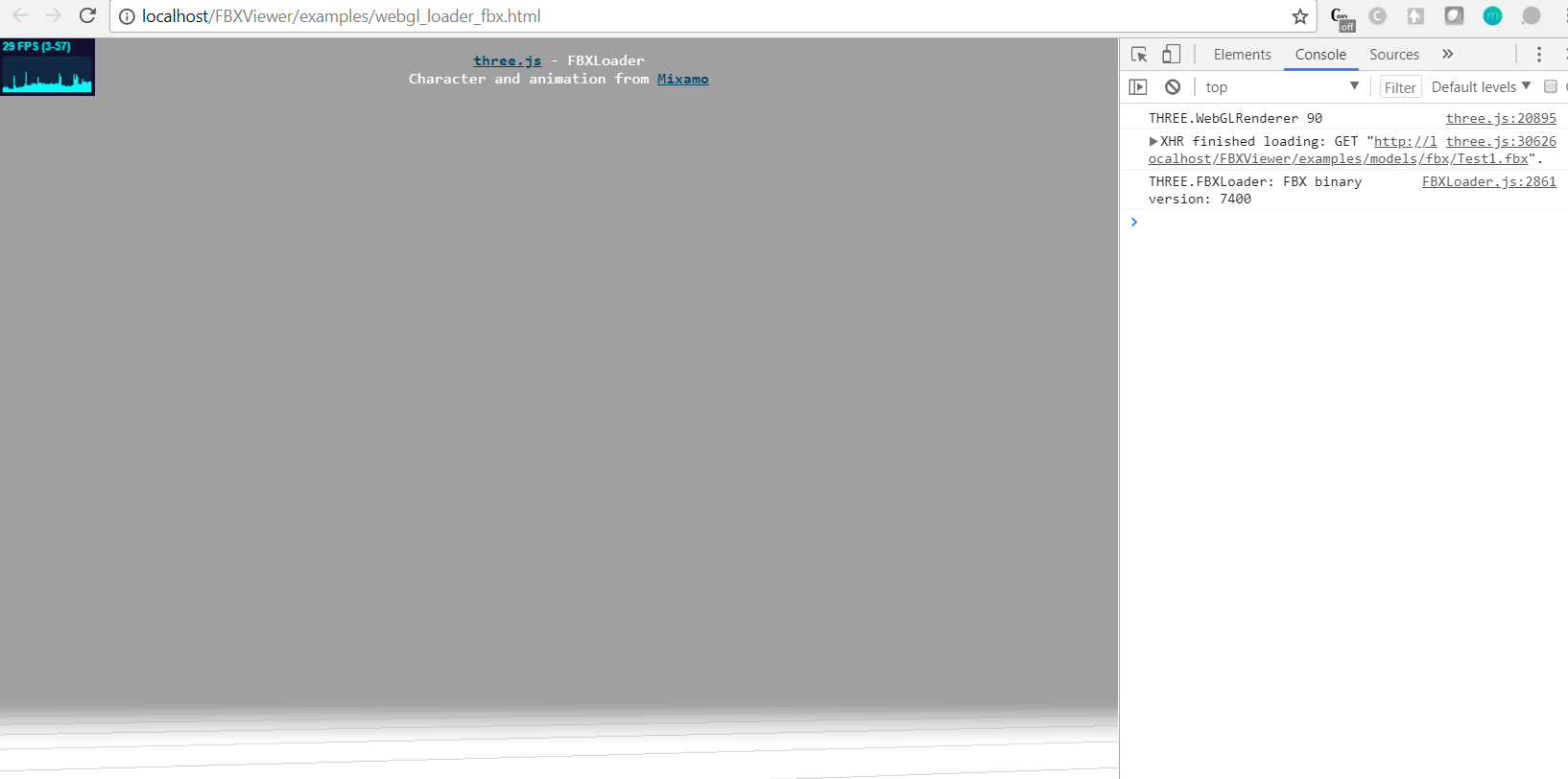 FBXLoader.js is not loading the attached fbx & no error in console ... FBXLoader.js is not loading the attached fbx & no error in console ...