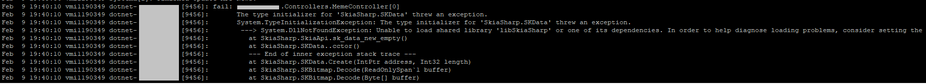 [BUG] Unable to load shared library 'libSkiaSharp' or one of its dependencies on Linux · Issue ...