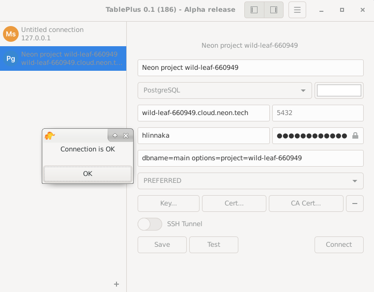 Unclear in documentation if SNI needs to be specified, but the postgres.js client says it should ...