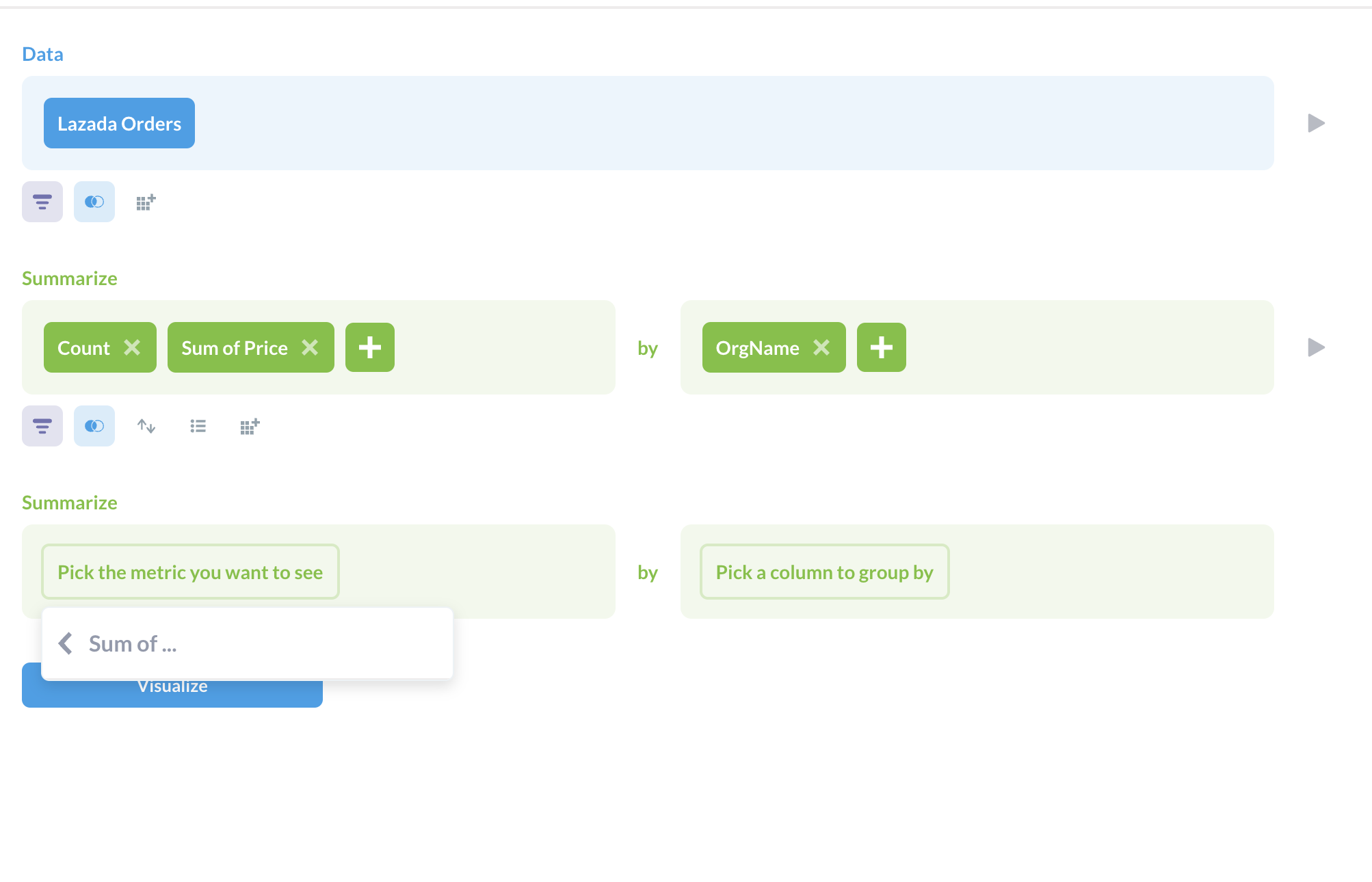 [Metabase Version 0.45.1] Bigquery doesn't display the summarize column · Issue #27437 ...