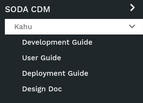 Update the SODA Documentation by reorganising the overall document structure · Issue #308 ...