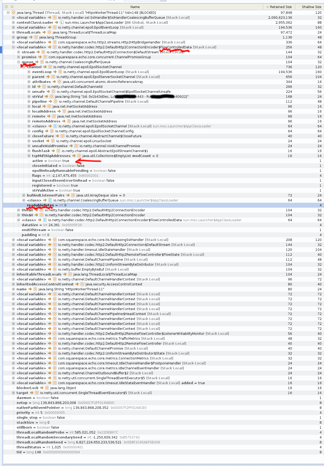 OOME in SslHandlerCoalescingBufferQueue w/ H2 · Issue #8707 · netty/netty · GitHub