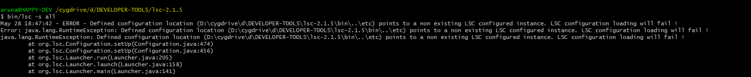 Lsc Configuration File Loading Failed · Issue 123 · Lsc Project Lsc · Github