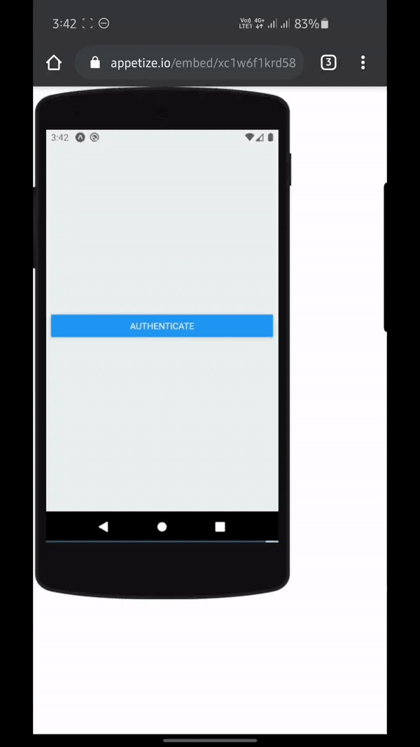 LocalAuthentication does not match UX of other Android Apps in SDK37 ...