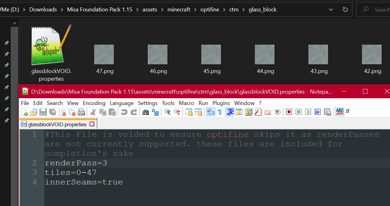 [CTM suggestion] Renderpass and innerseams. · Issue #5084 · sp614x/optifine · GitHub