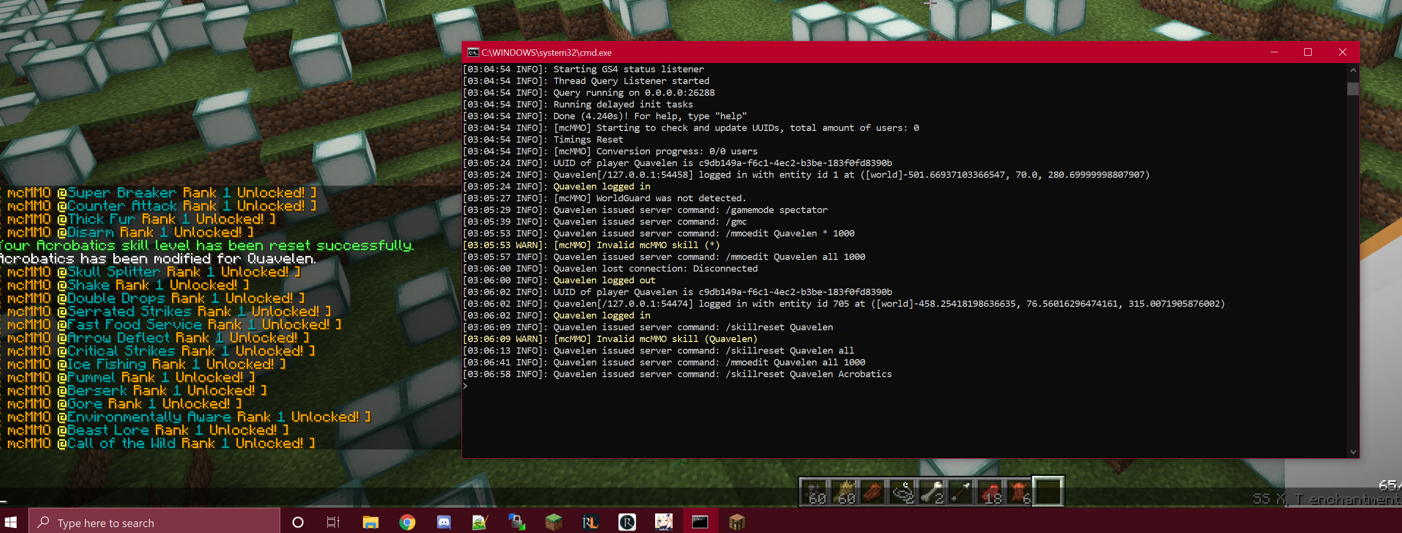 Console Errors · Issue #4062 · mcMMO-Dev/mcMMO · GitHub