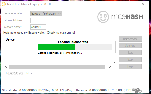 NiceHashMiner Start - Hang on Getting NiceHash SMA information - then says no internet · Issue ...