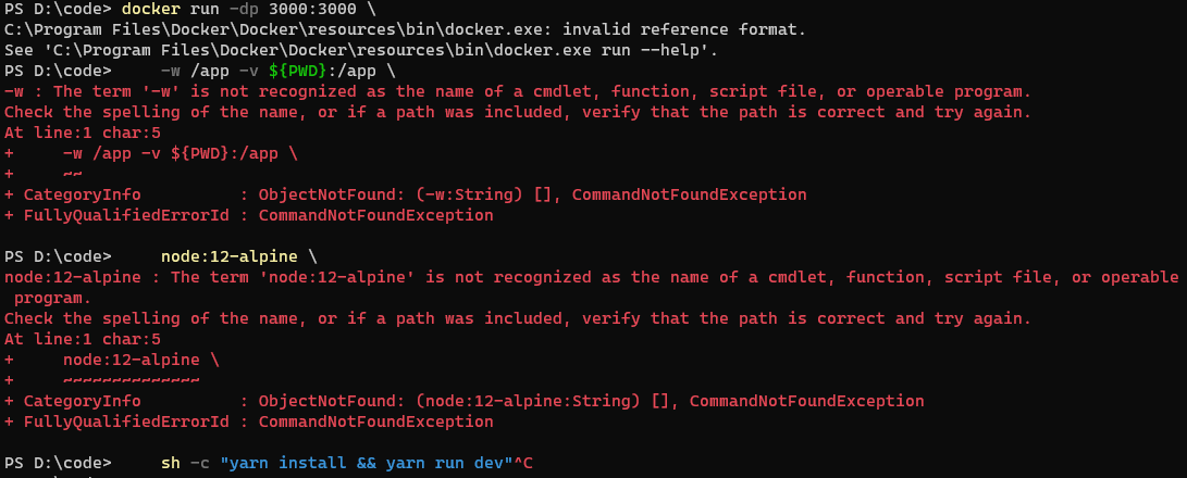 Problem completing "Bind Mounts" section of this tutorial · Issue #7 · docker/getting-started ...