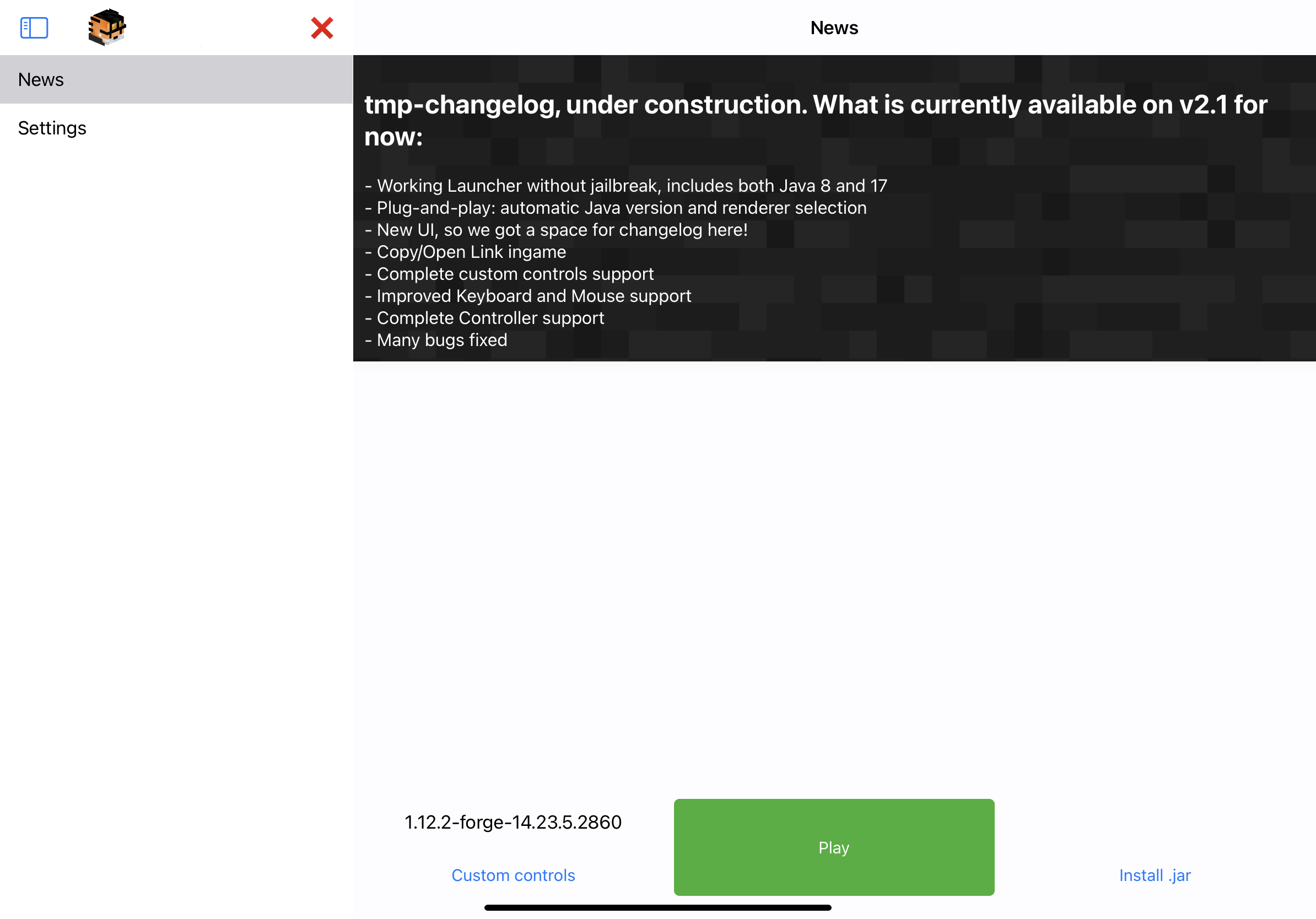 [Bug] News tab lacks dark mode support · Issue #400 · PojavLauncherTeam/PojavLauncher_iOS · GitHub