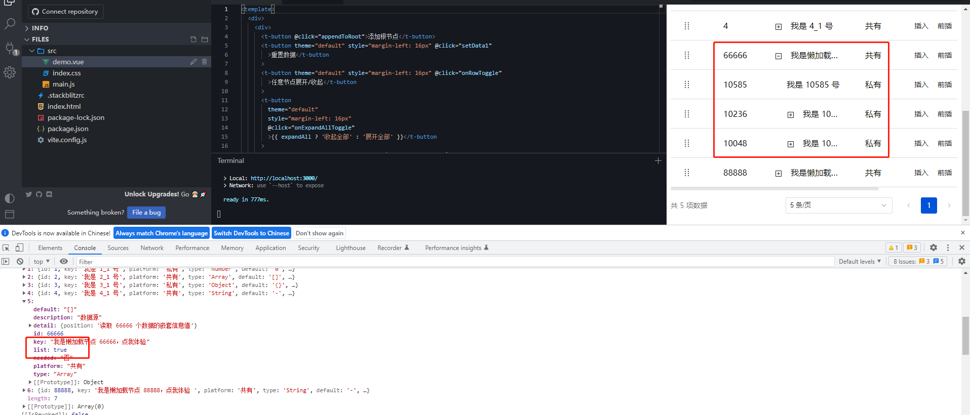 [Table] 数据重置后表格dom没有变化 · Issue #1251 · Tencent/tdesign-vue-next · GitHub