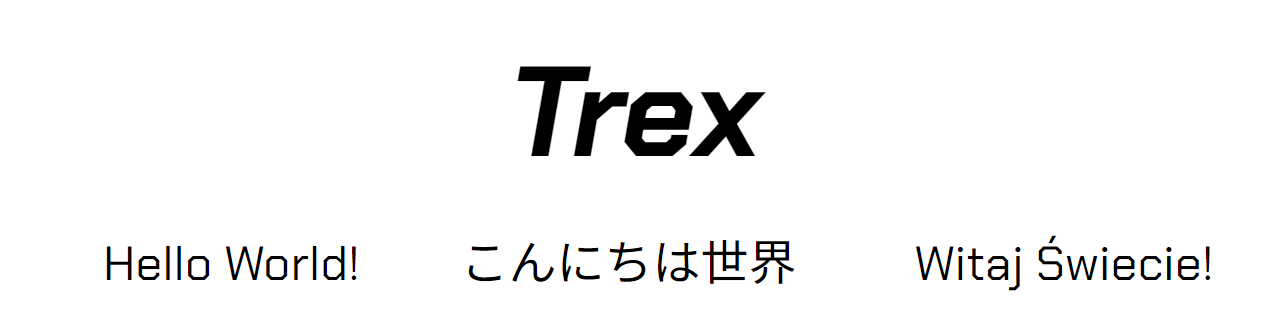 GitHub - KyrietS/trex: Font rendering, atlas generation and text shaping library written in C++