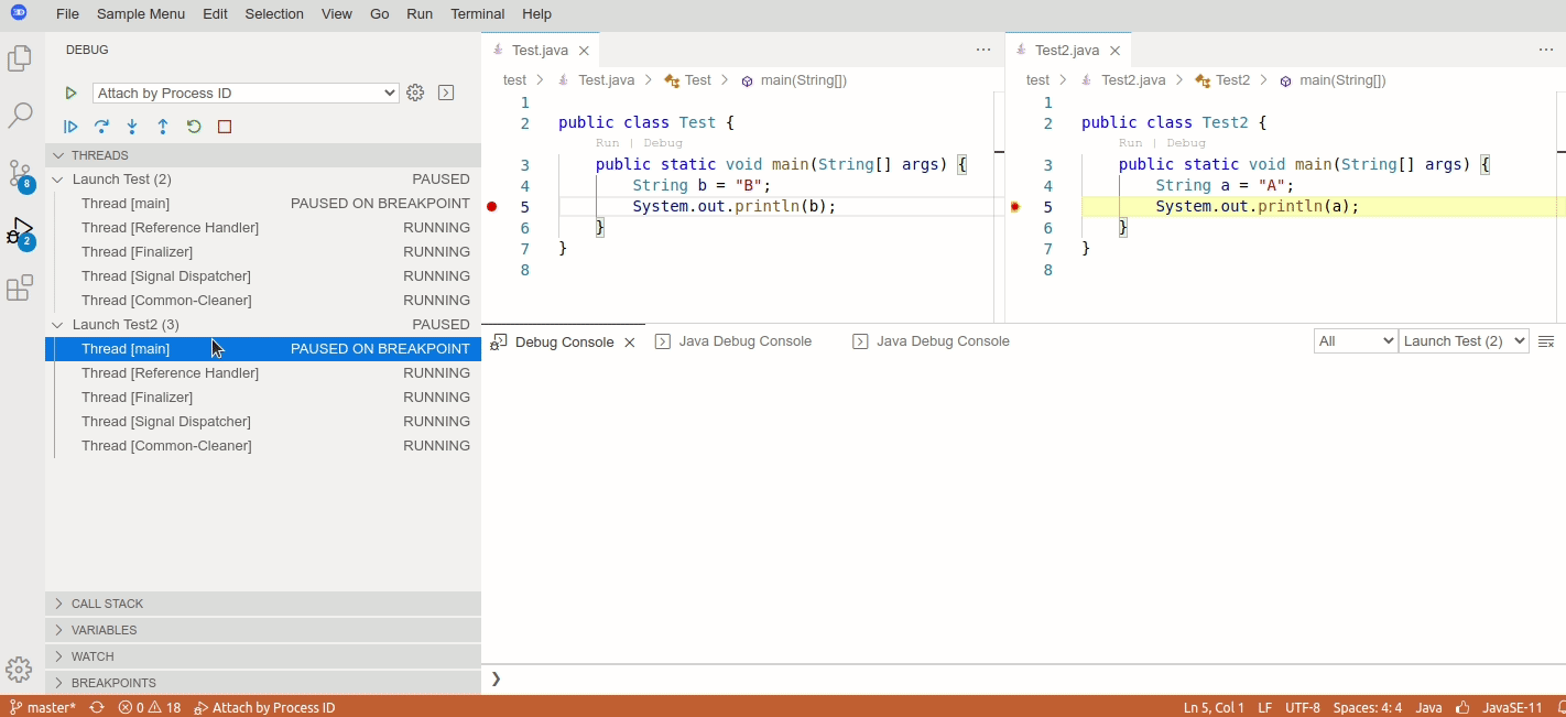 Completion not properly working for Debug Console Sessions · Issue ...