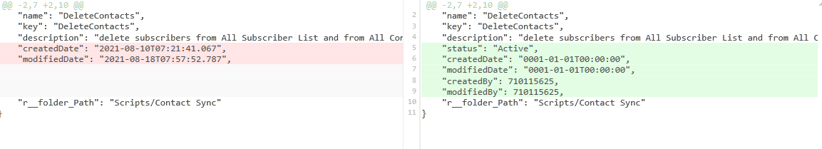 [BUG] Upsert response not equal to retrieve: script json · Issue #129 · Accenture/sfmc-devtools ...