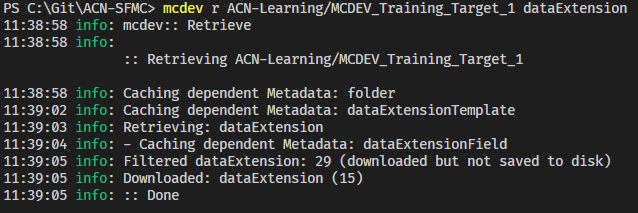 [BUG] dataExtensionField and dataExtension and folder is cached twice during `deploy ...